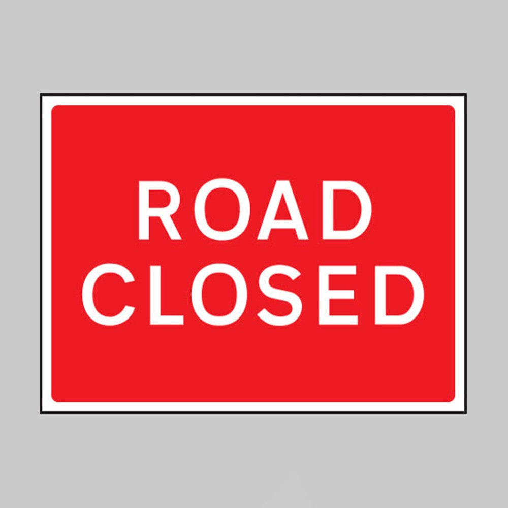Road Closed - Class RA1 Safety Sign – Cocus